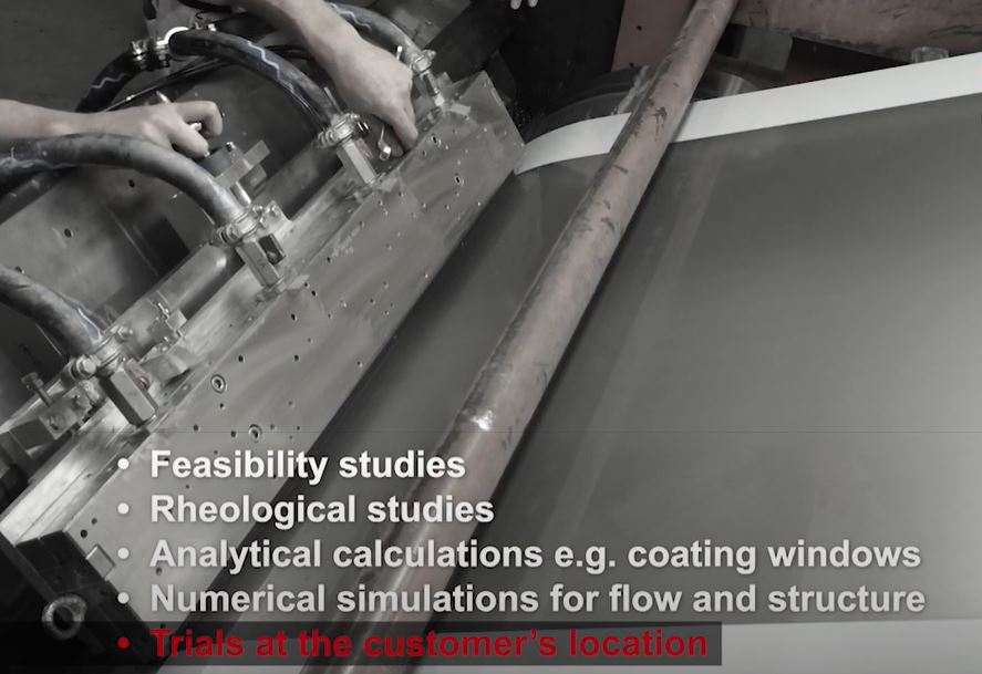 Slot die coating video by FMP Technology - Scifame
